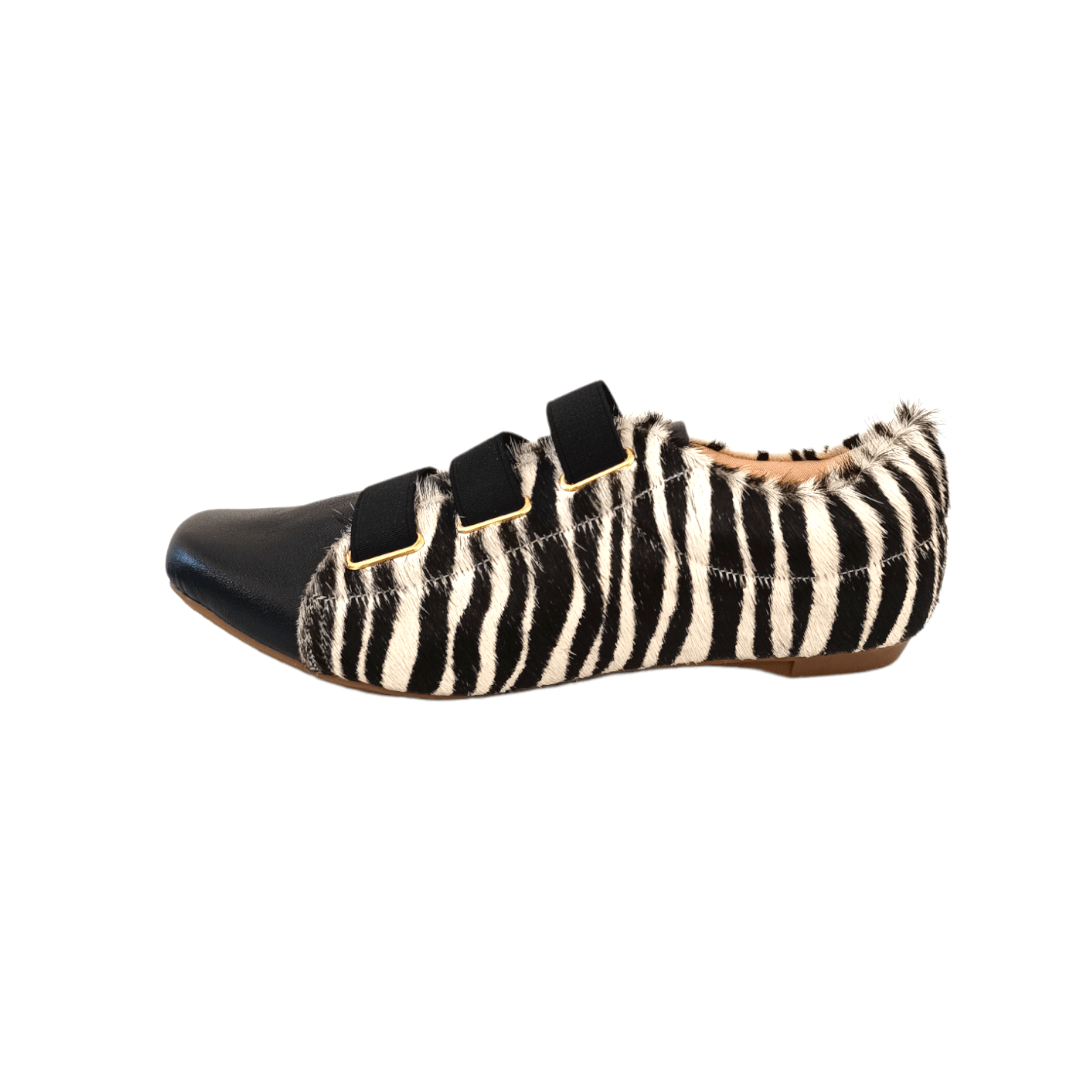 TENIS FEMININO ANIMAL PRINT COM ELSATICO-45453 - yasmim marra calçados